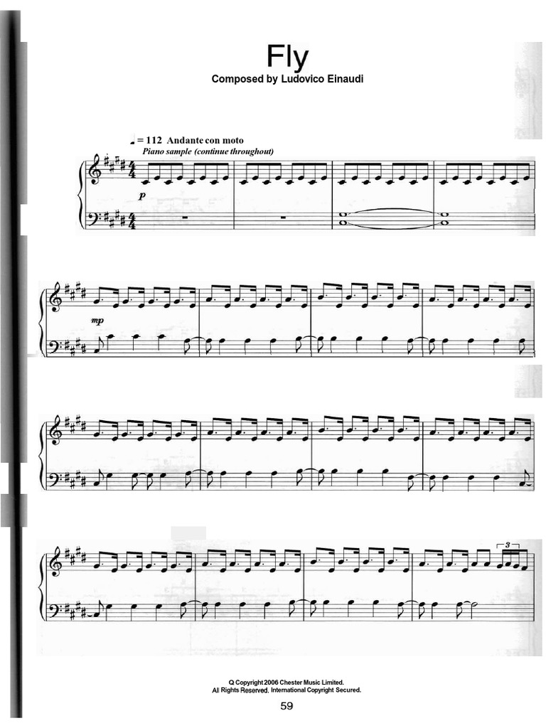 Ludovico Einaudi Fly1 | PDF | Art