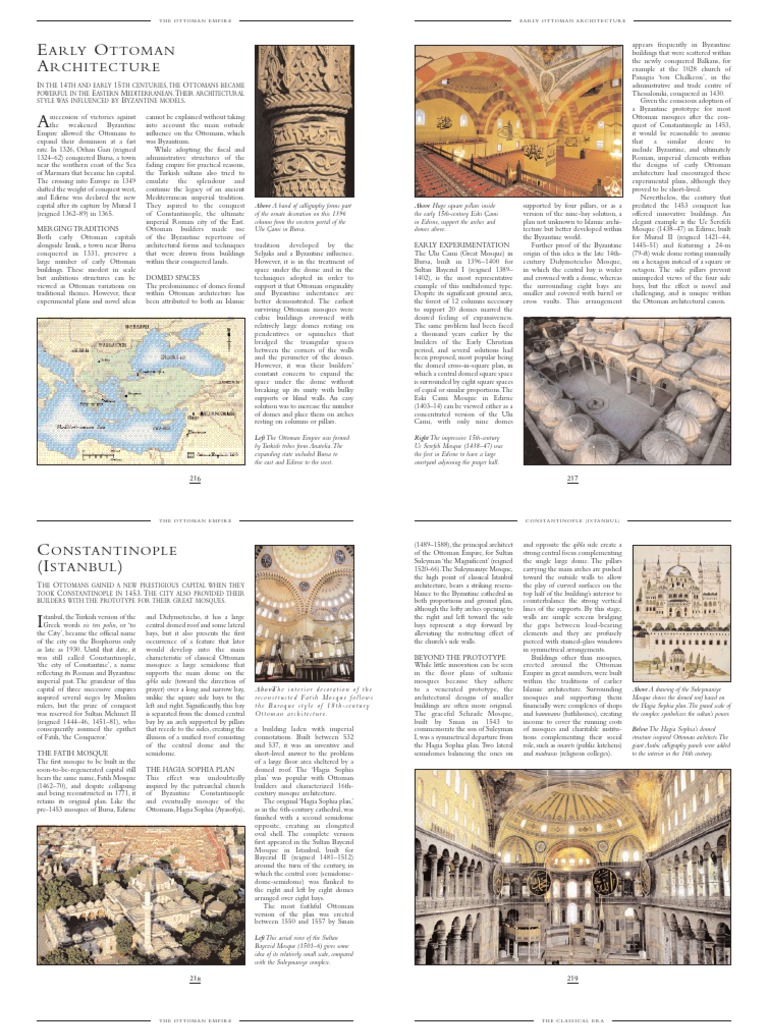 Ottoman Architecture Libre | PDF | Dome | Ottoman Empire
