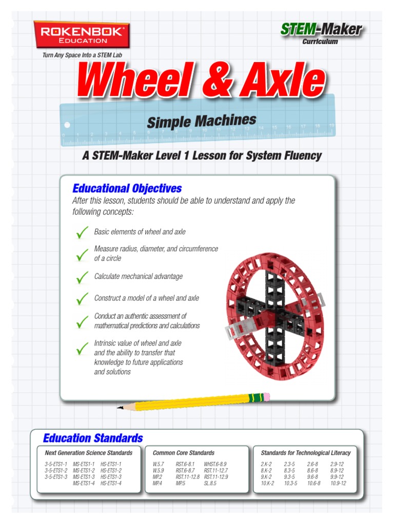 STEM Education - Wheel and Axle | PDF | Pi | Wheel
