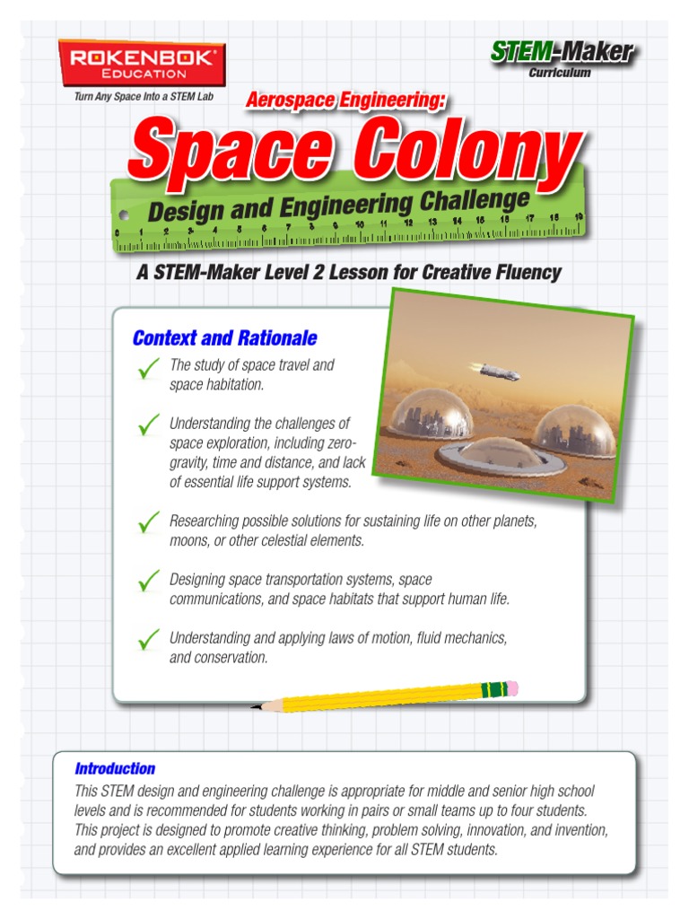 STEM Maker Education - Space Colony | PDF | Space Colonization | Mars
