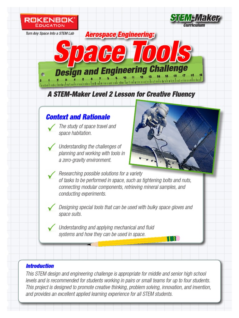 STEM Maker Education - Space Tools | Download Free PDF | Machines ...
