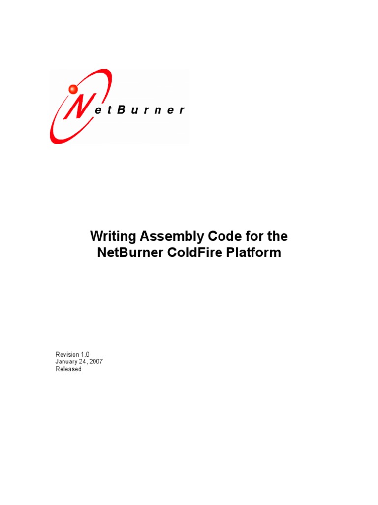 Coldfire Assembly Language | PDF | Subroutine | Areas Of Computer Science