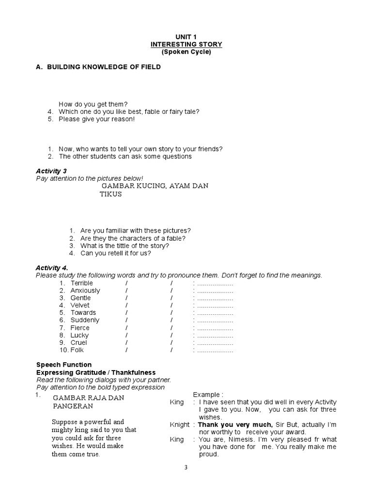 Unit 1 | PDF | Language Arts & Discipline