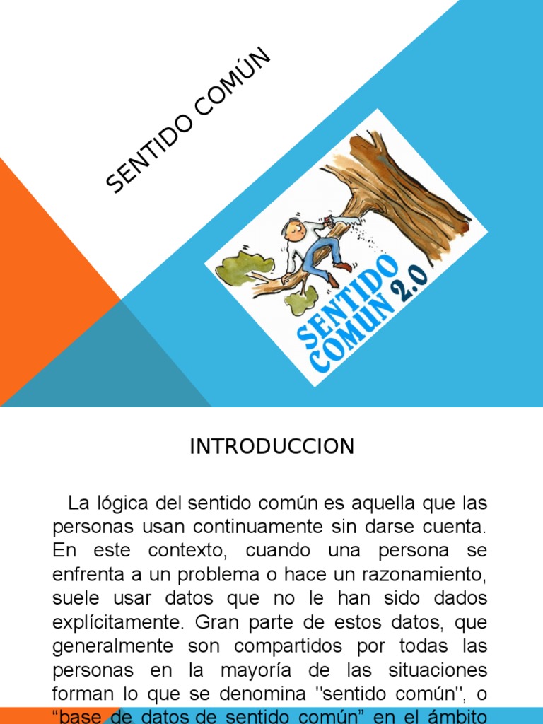 Sentido Comun | PDF | Sentido común | Conocimiento