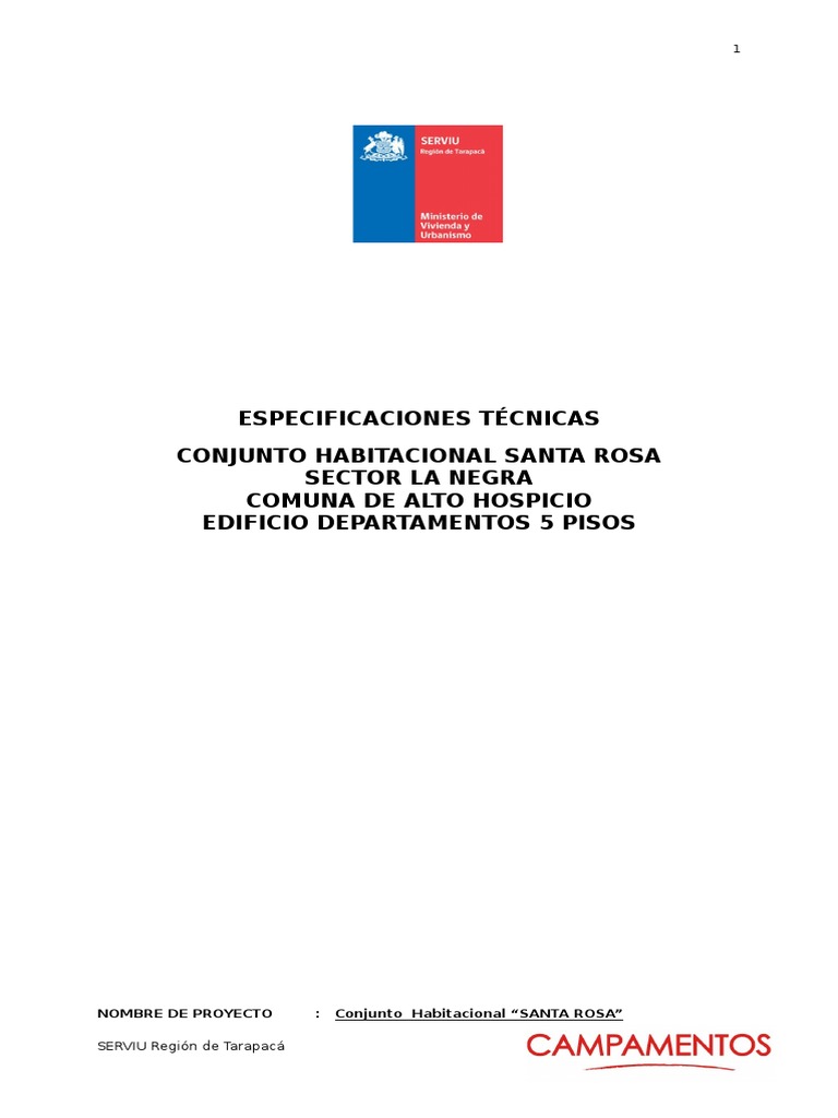 Eett - Edificio 5 Pisos - Santa Rosa | PDF | Techo | Paneles de yeso