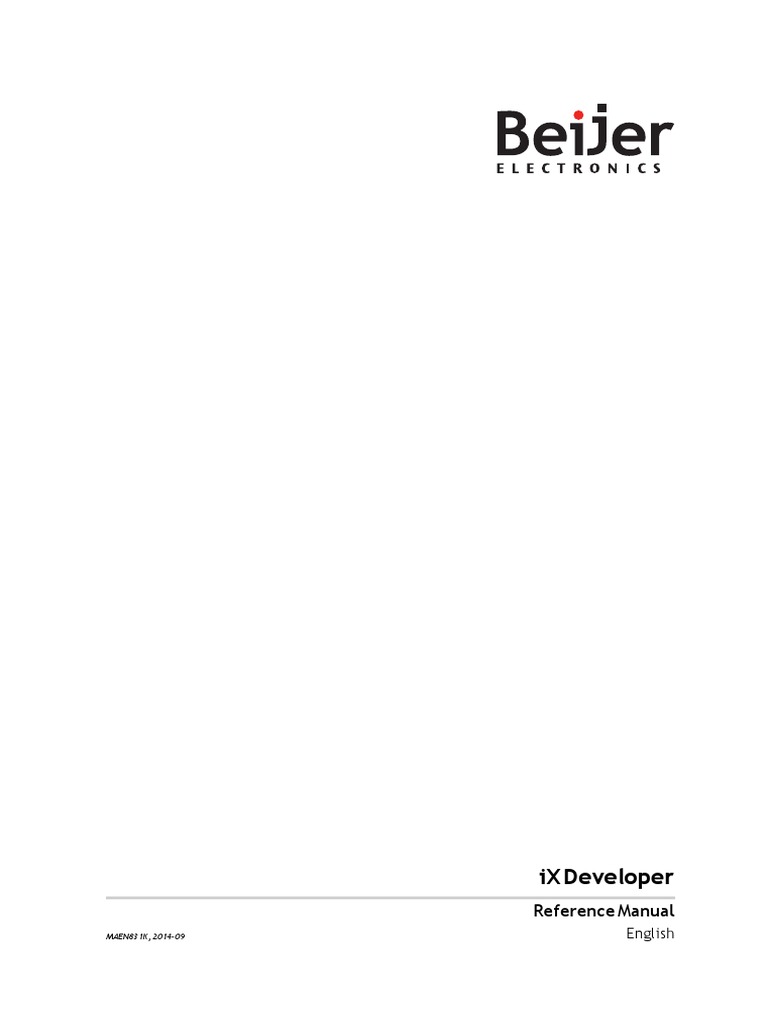 IX Developer 2 10 Reference Manual MAEN831K | PDF | Installation ...