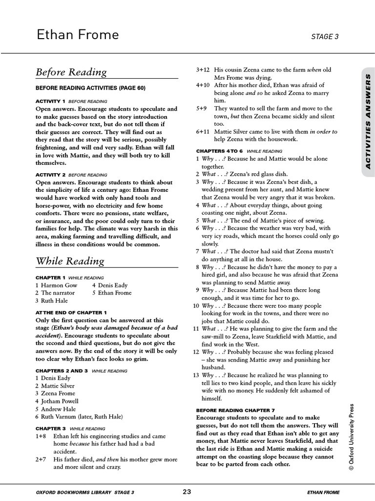 Ethan From | Download Free PDF | Ethan Frome