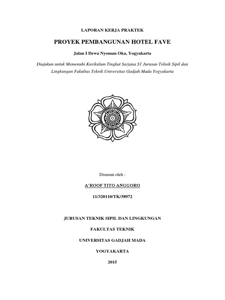 LAPORAN Kerja Praktek Hotel Fave Yogyakarta | PDF