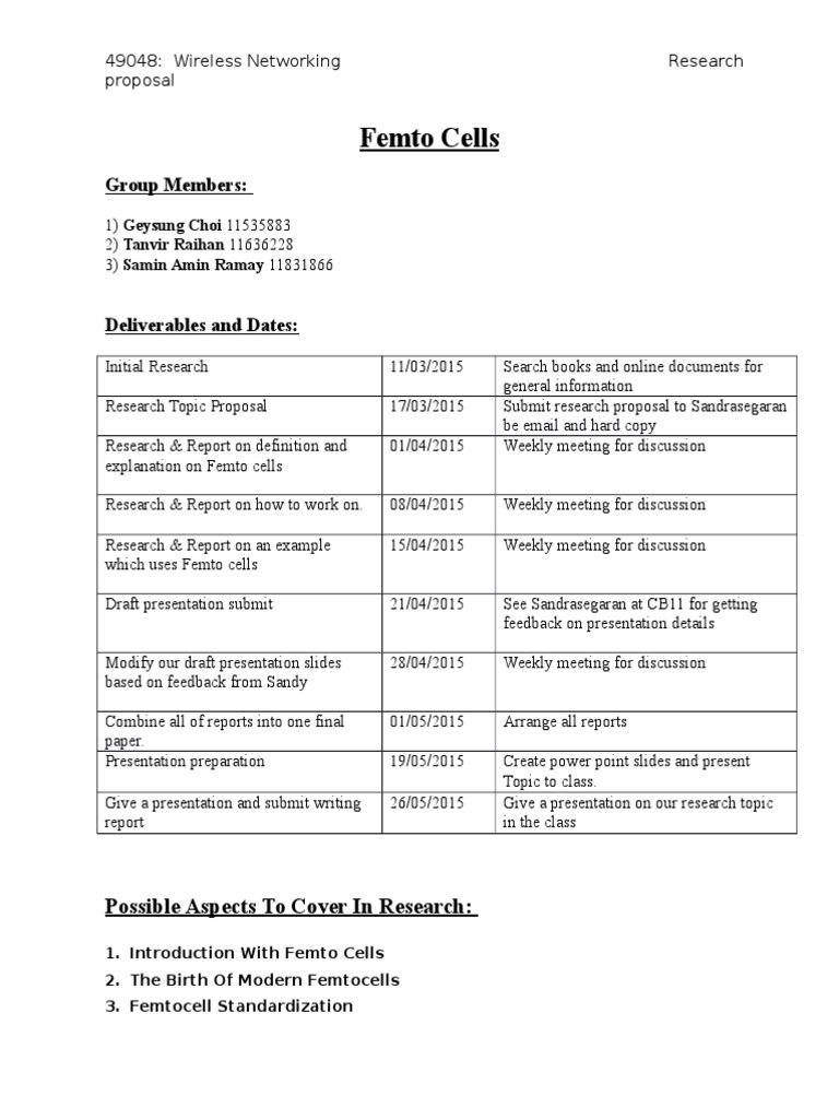 Femto Cells | PDF | Telecommunications Standards | Digital Technology