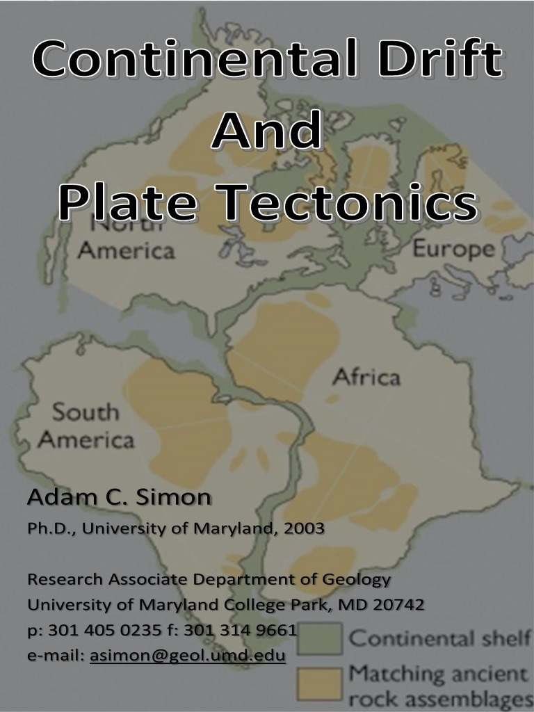 Continental Drift & Plate Tectonics History | PDF | Plate Tectonics ...