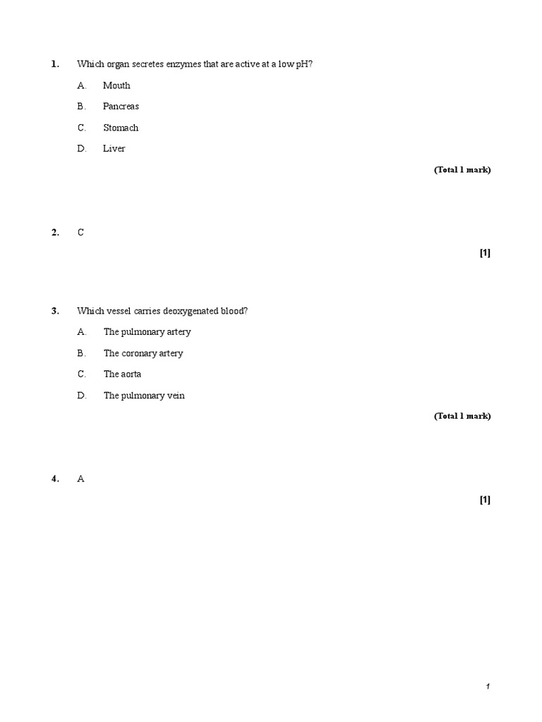 Topic 6 IB TB Questions and Answers | PDF | Heart Valve | Ventricle (Heart)