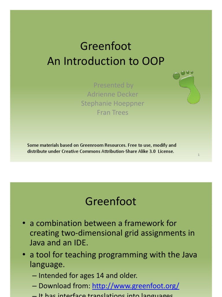 Trees Greenfoot Pdf Object Oriented Programming Computer Programming