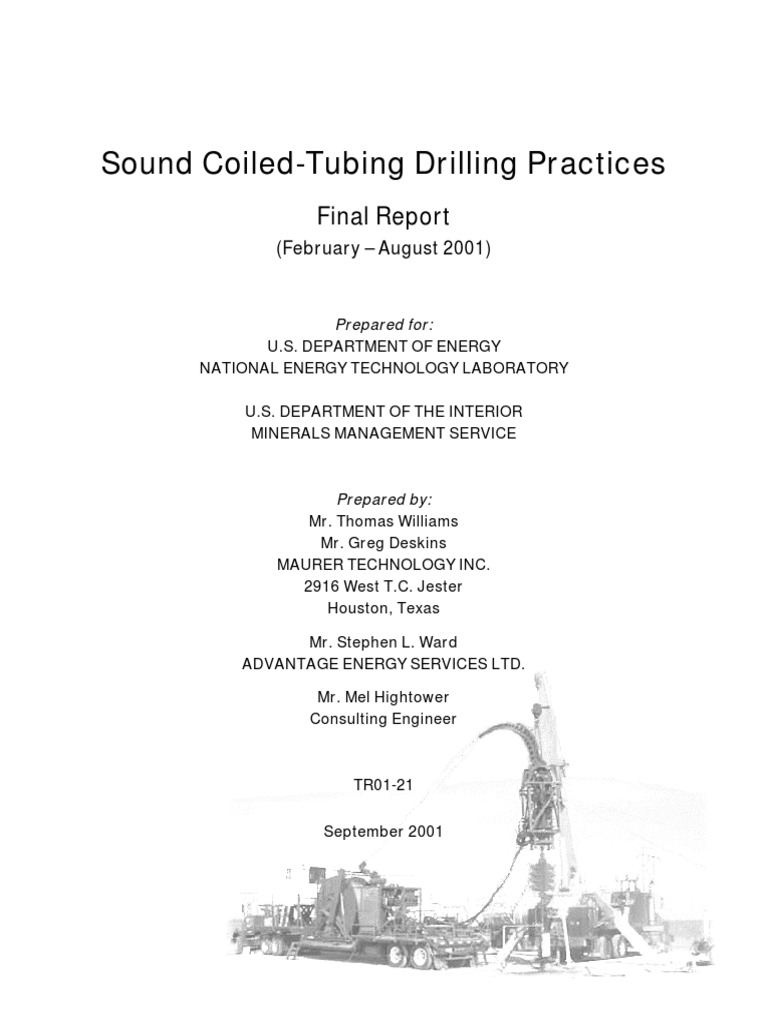 Coiled-Tubing Drilling Practices | PDF