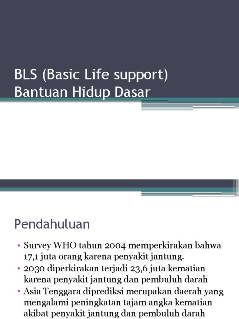 BLS (Basic Life Support) | PDF