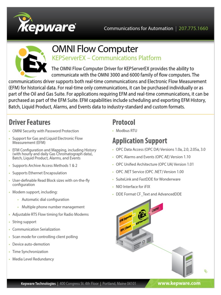 Omni Flow Computer Datasheet 2 | PDF | Microsoft Windows | Software
