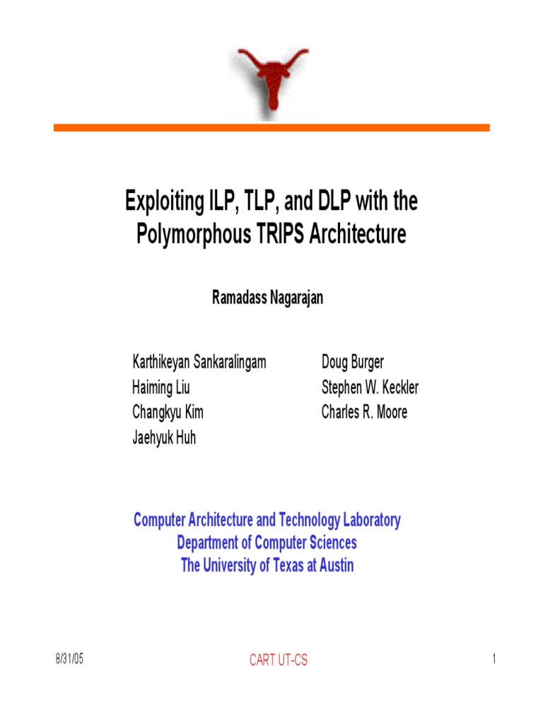 Exploiting ILP, TLP, and DLP With The PDF | PDF | Parallel Computing ...
