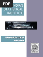 ISI Placement Brochure 2025-26 | PDF | Applied Mathematics | Science