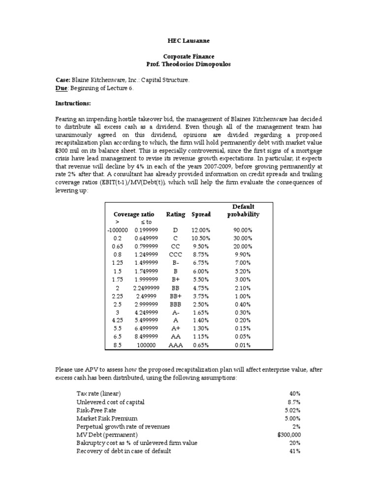Corporate Finance | PDF