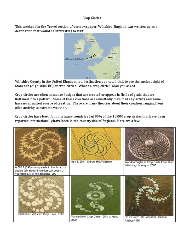 Crop Circles | PDF | Geometric Shapes | Elementary Geometry