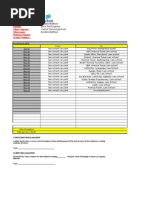Transpo Schedule Form | PDF