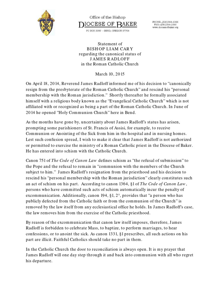 Bishop LTR Radloff 03.11.15 | PDF