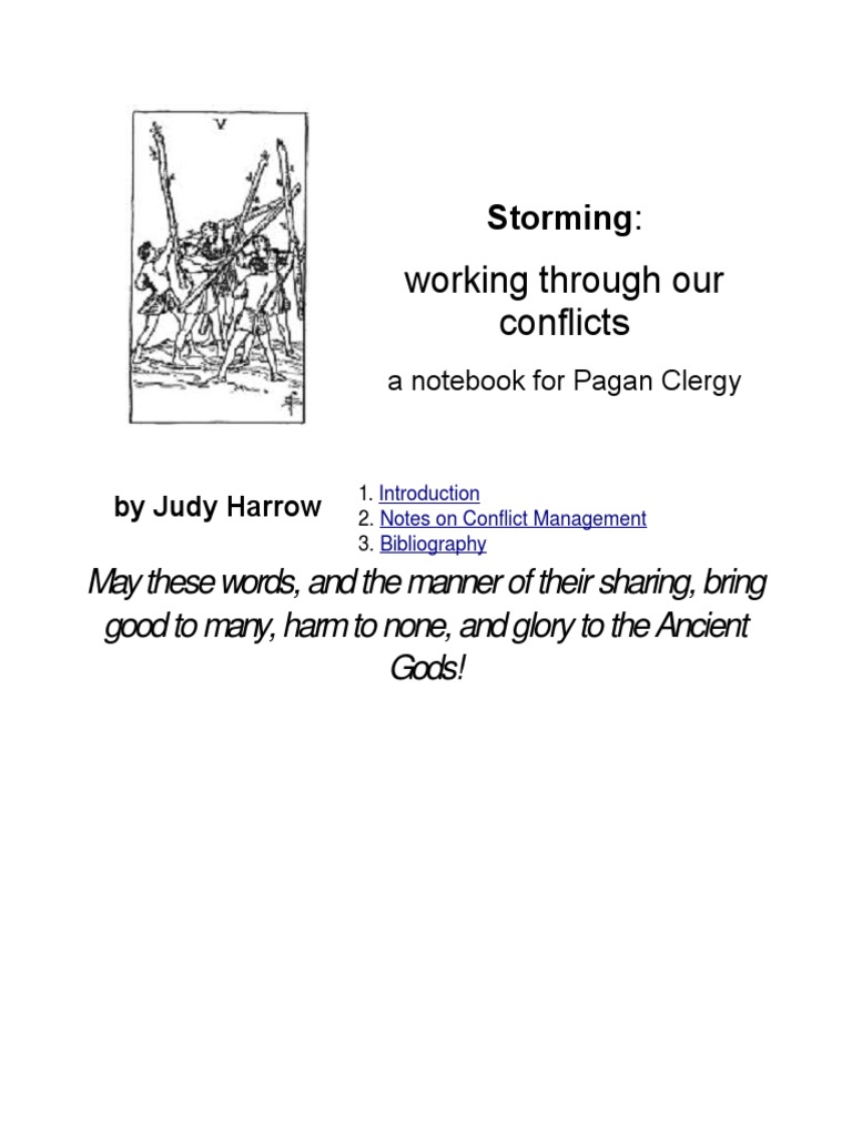 Storming Working Through Conflict | PDF | Mediation | Facilitator