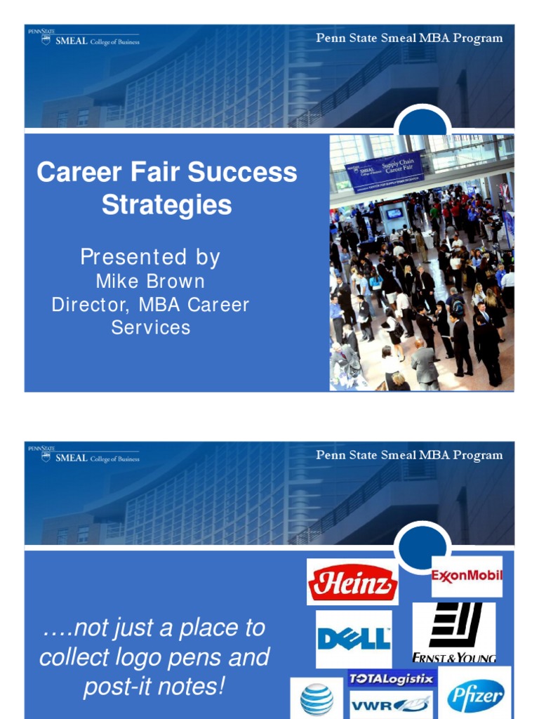 Career Fair Success Strategies | PDF | Mergers And Acquisitions ...