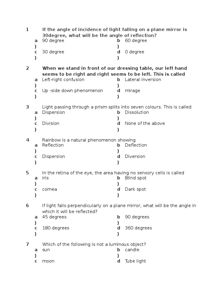8th Physics Light | PDF | Business