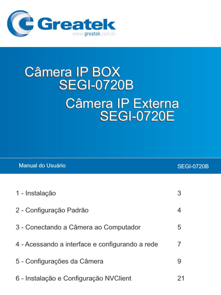 Greatek - Manual Do Usuário | PDF | Endereço de IP | Protocolo de ...