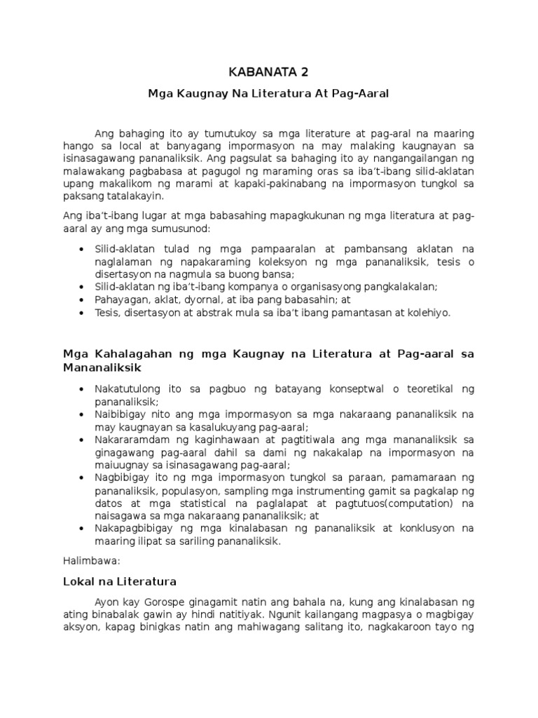 Filipino Report | PDF