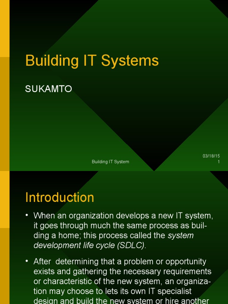 Building IT Systems: Sukamto | PDF | Software Development | Software ...
