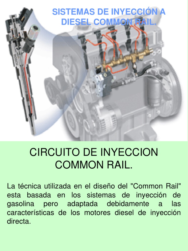 Sistema de Inyeccion Diesel Common Rail | Motor diesel | Bomba