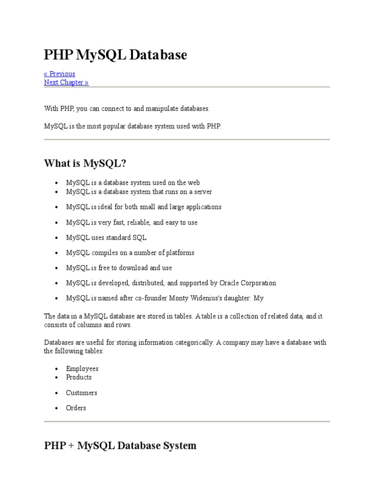 PHP Mysql | Download Free PDF | My Sql | Php