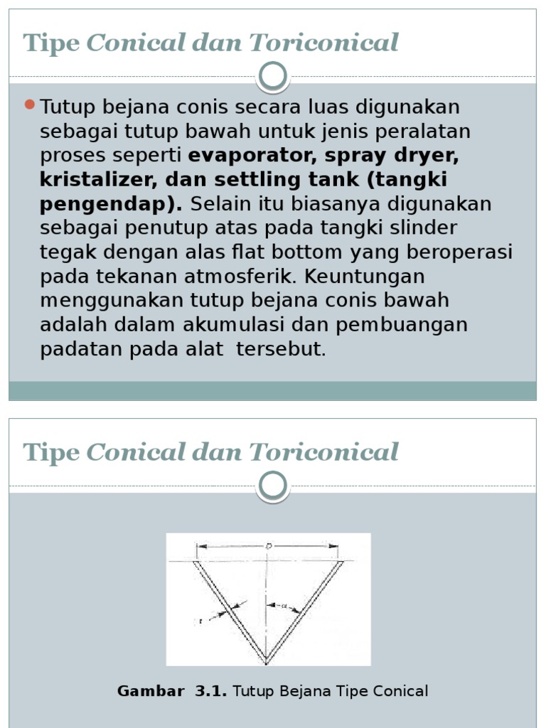 Conical Dan Toriconical | PDF