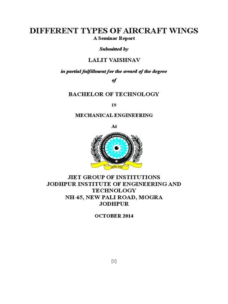 Different Types of Aircraft Wings | PDF | Monoplane | Biplane