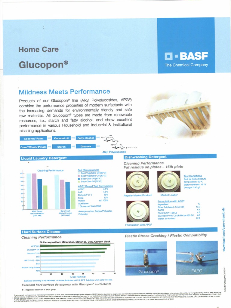 Glucopon Brouchure | PDF