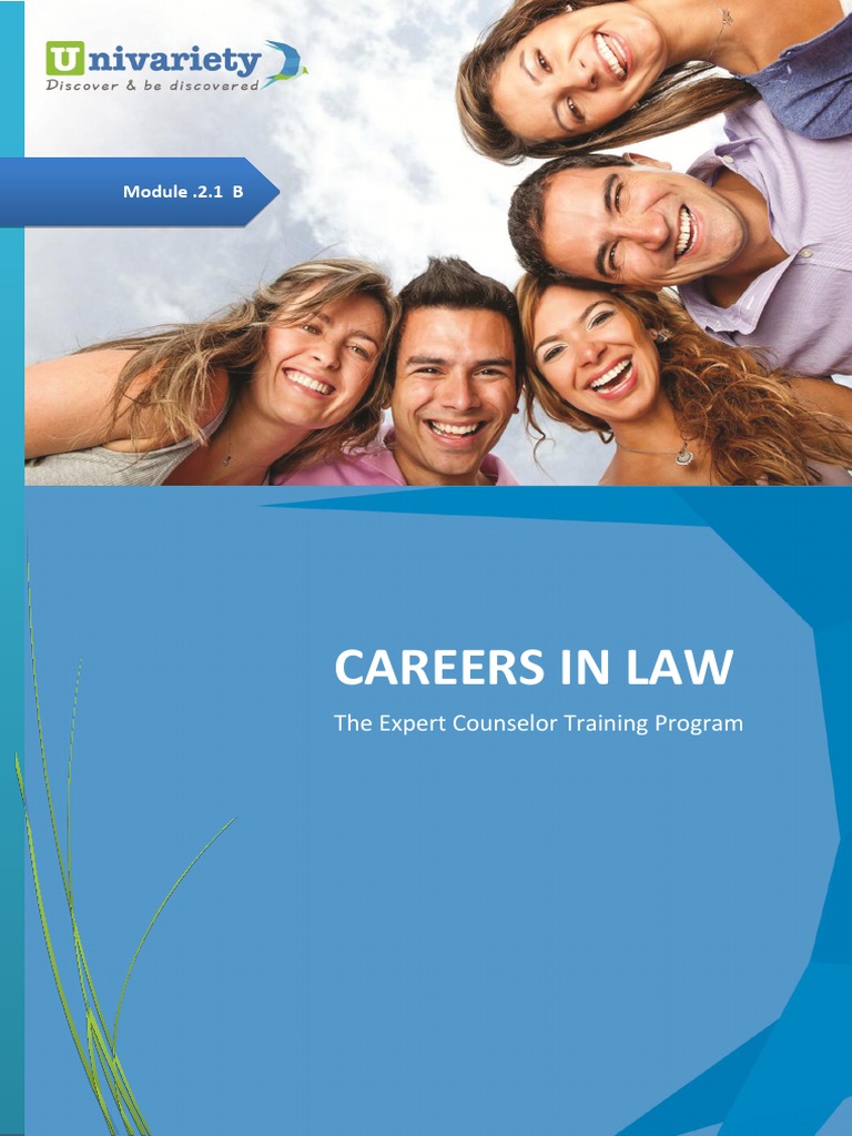 Module 2.1 B Careers in Law | PDF | Legal Education | Juris Doctor