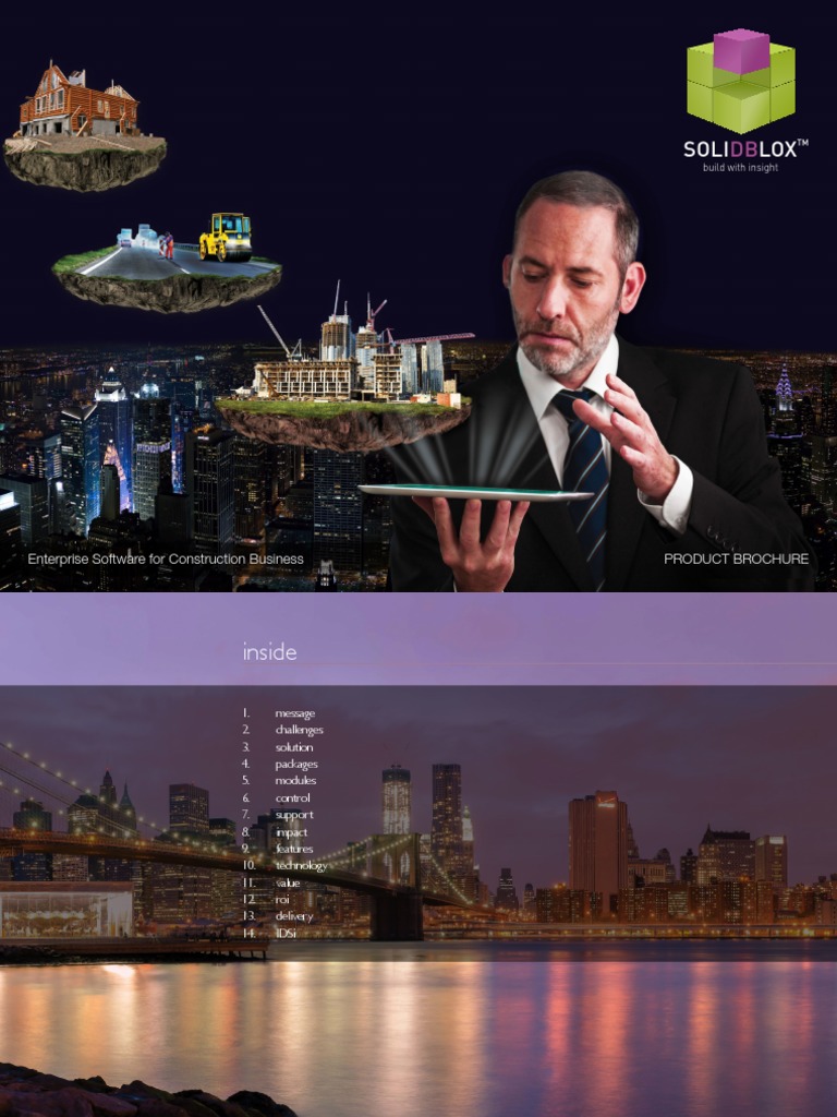 Solidblox Brochure | PDF | Enterprise Resource Planning | Project Management