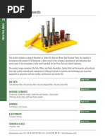 Die Clearance Chart and Metal Gages Card | PDF | Crafts | Building ...