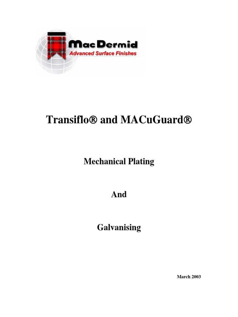 Mechanical Plating Process Training-Macdermid. | PDF | Galvanization ...