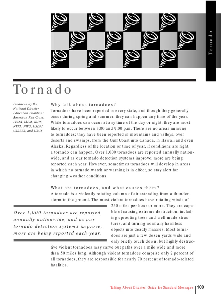 Tornado: Why Talk About Tornadoes? | PDF | Tornadoes | Thunderstorm