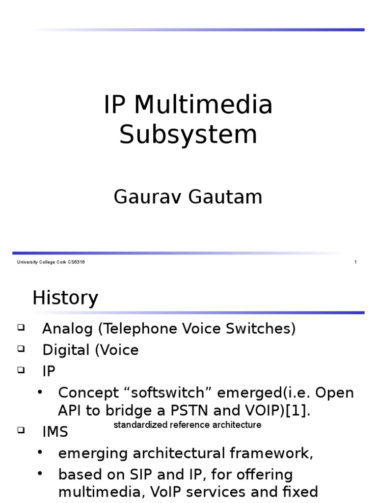 IP Multimedia Subsystems | PDF | Ip Multimedia Subsystem | Session ...