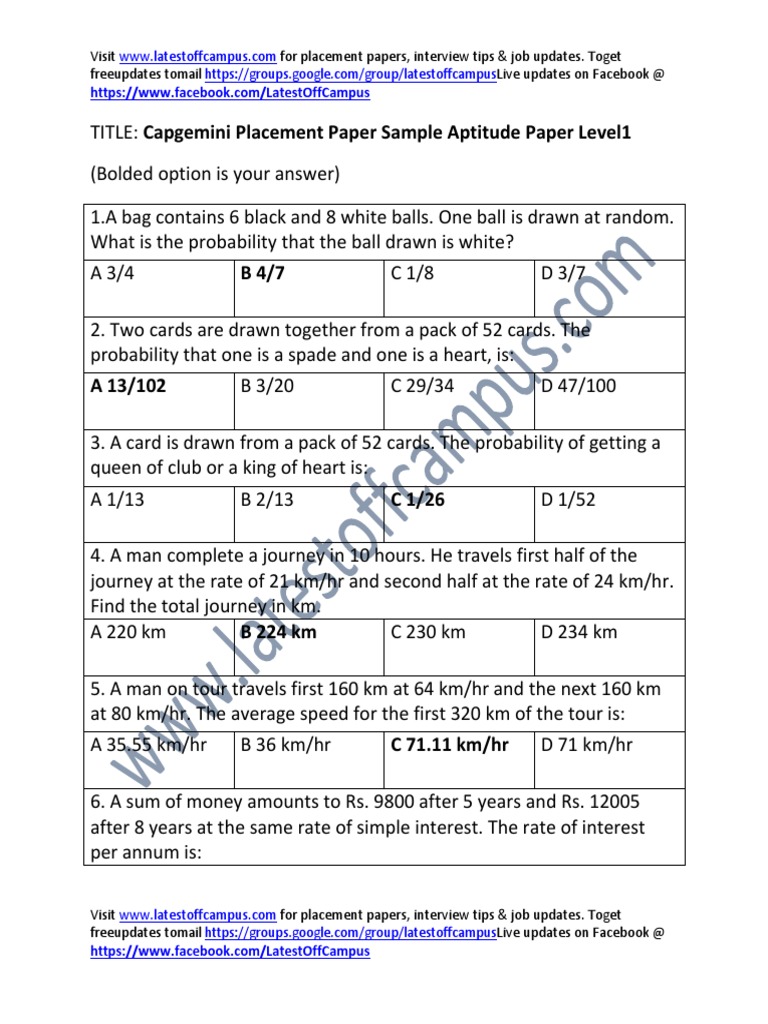 Visit For Placement Papers, Interview Tips & Job Updates. Toget ...