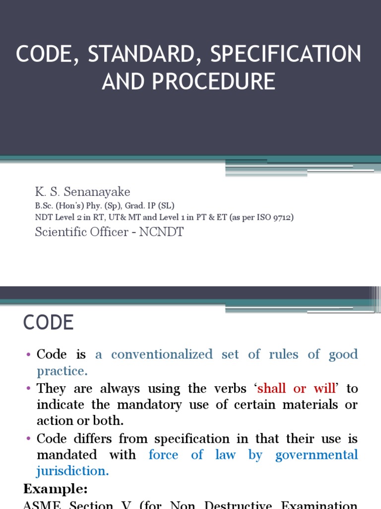 Codes & Standards in NDT Explained | PDF | Nondestructive Testing | Safety