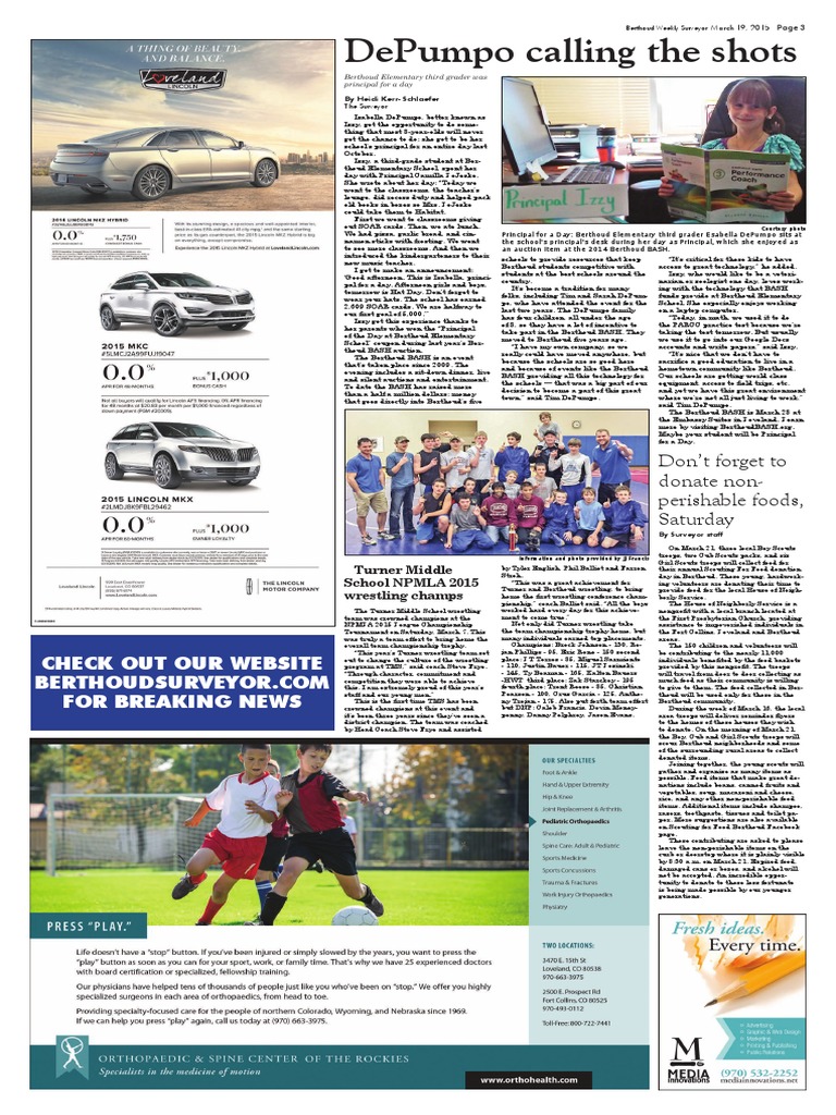 DePumpo Calling The Shots - BWS March 19, 2015 | PDF | Foods