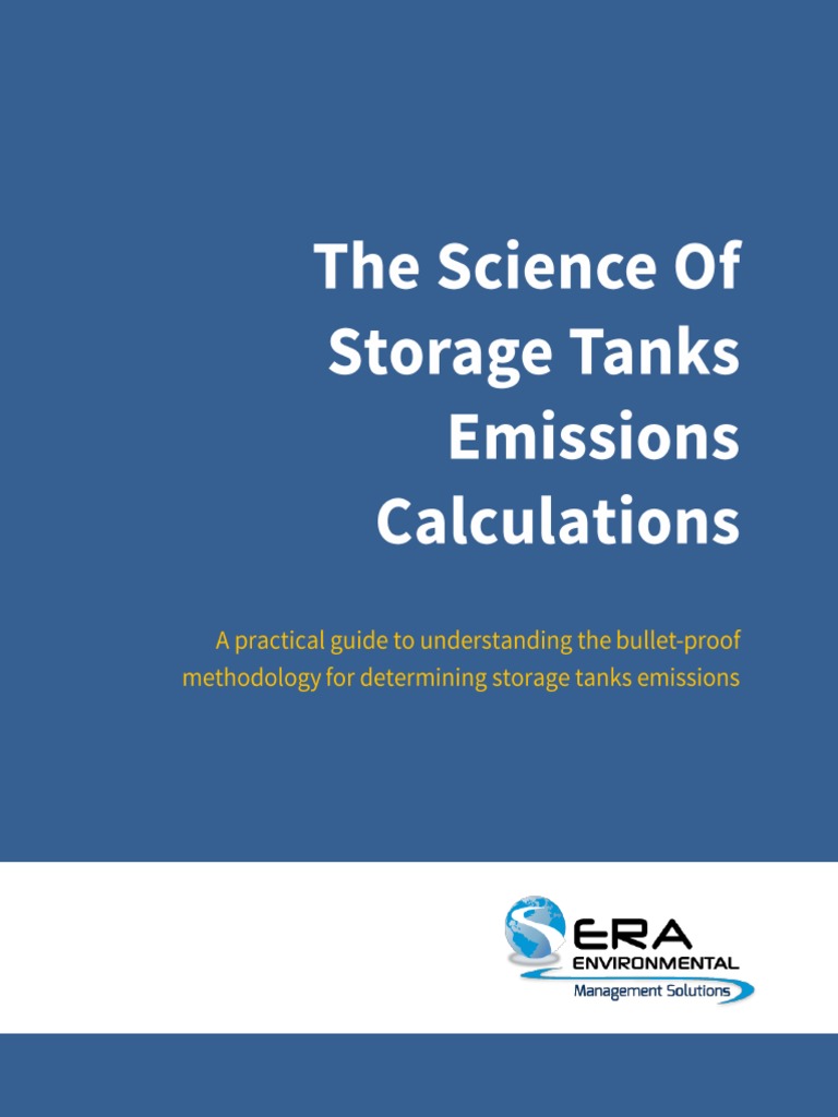 The Science of Storage Tanks Emissions Calculations | PDF | Air ...