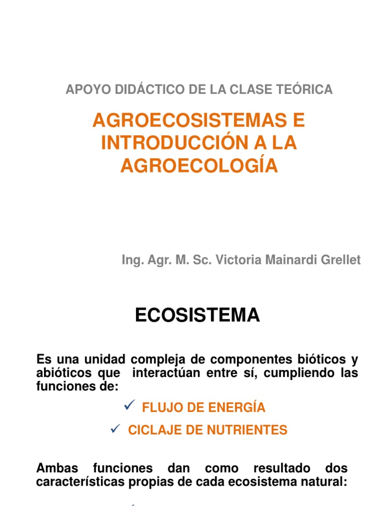 Agroecosistema-Introducción A La Agroecología | PDF | Agroecología ...
