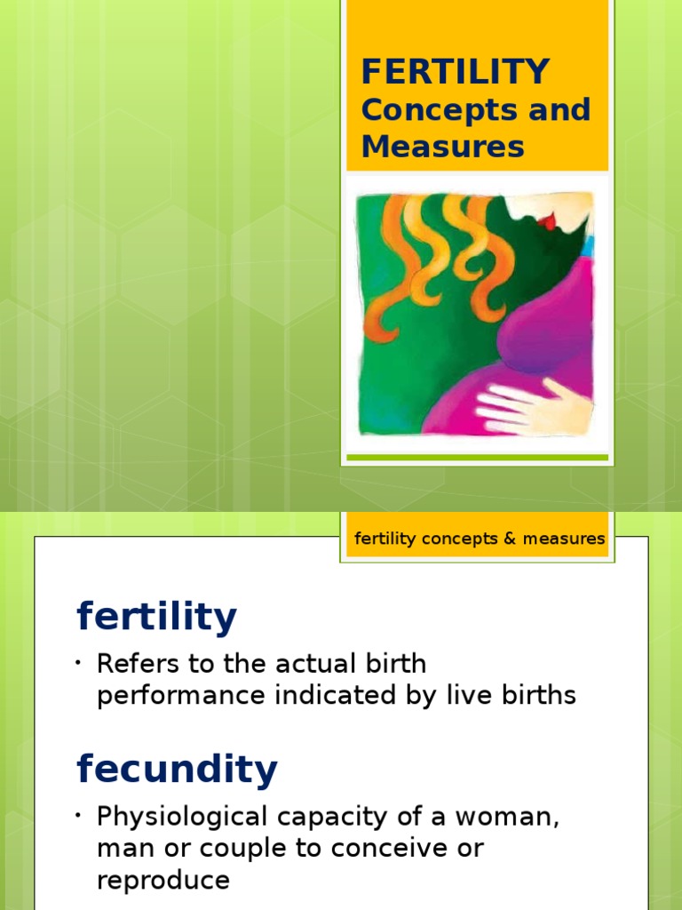 Understanding Fertility Concepts and Measures | PDF | Total Fertility ...