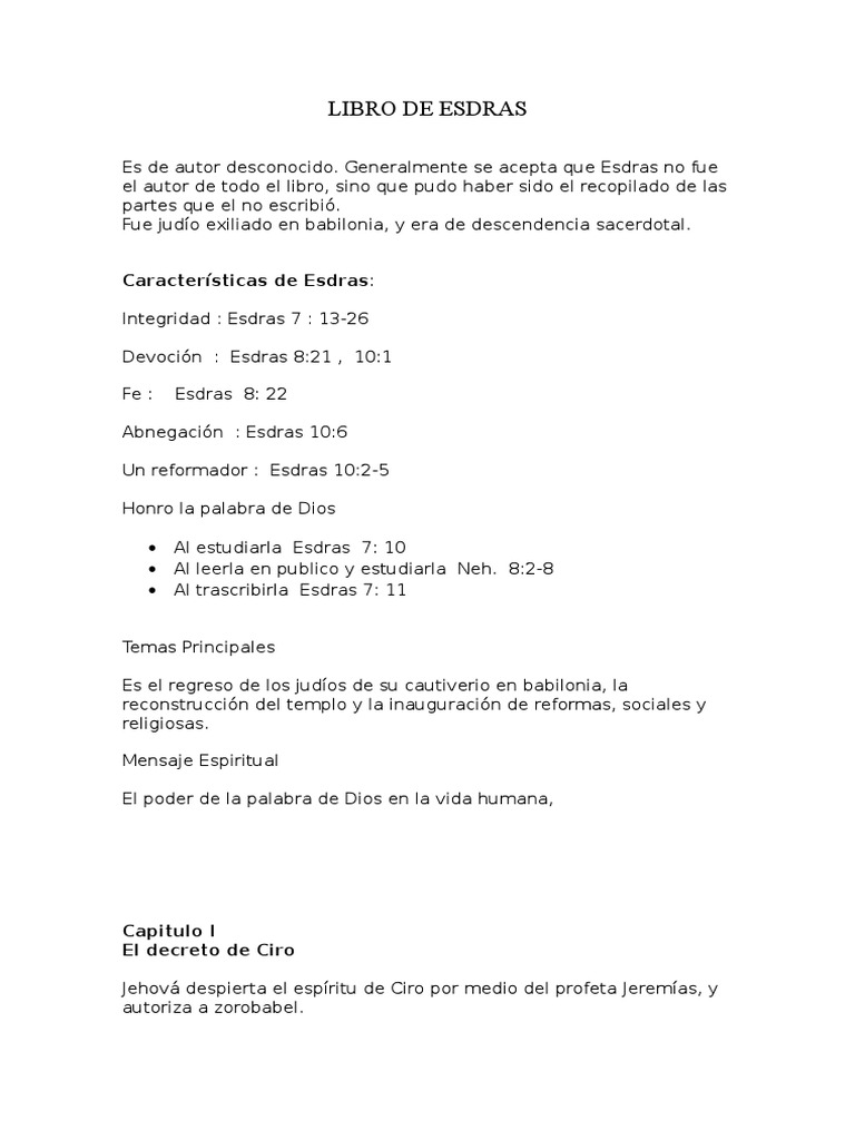Libro de Esdras | Descargar gratis PDF | Ezra | templo