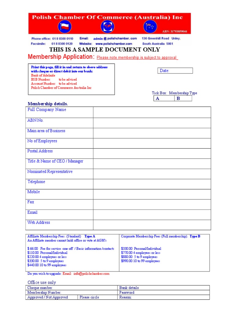 Membership Application | PDF